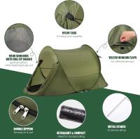 China Lightweight Portable 2-Person Versatile Pop Up Camping Tents For Camping, Beach Awnings And Outdoor Activitie for sale