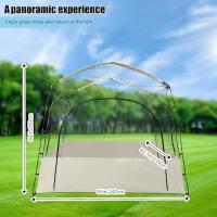 China 2.41*2.10*1.50M 6-Person Strong Fiberglass Frame Pop Up Sports Tents With UV Protection And Waterproof Design for sale