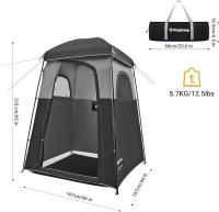 China 167*167*218CM Black Polyester Portable UV Protected Pop Up Privacy Tents With Instant Setup For Outdoor Events for sale