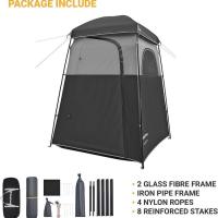 China 167*167*218CM Black Polyester Portable UV Protected Pop Up Privacy Tents With Instant Setup For Outdoor Events for sale