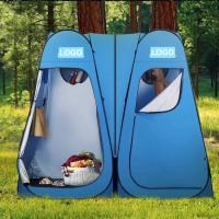 China 94.5*47.2*74.8Inch Waterproof Blue Polyester 190T Pop Up Privacy Tents With Full Coverage And Instant Setup for sale