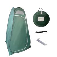 China 74.5*47*47Inch Green Polyester Instant Pop Up Privacy Tent With Full Coverage For Camping Beach And Outdoor Events for sale