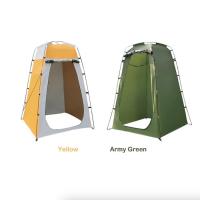 China 120*120*180CM Green Color Silver Coated Polyester Pop Up Privacy Tent Waterproof For Camping Beach Outdoor Events for sale