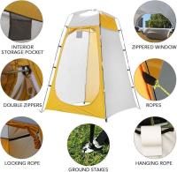 China 120*120*180CM Green Color Silver Coated Polyester Pop Up Privacy Tent Waterproof For Camping Beach Outdoor Events for sale