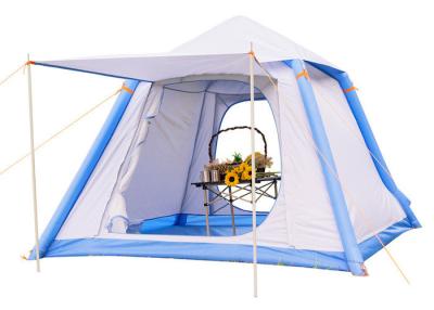 China Outdoor Camping Dual Color Waterproof 210D Double Layer Air Filled Tent With TPU Air Poles For Enhanced UV Protection for sale