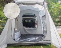 China 260*180*190CM Waterproof PU2000MM Coated Grey 210D Polyester All Season Family Rooftop Tent With Two Doors And Windows for sale
