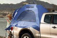 China 210*165*176CM Blue 210D Polyester Waterproof Automatic Fiberglass Frame Pick Up Truck Tent for sale