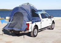 China 210*165*176CM Blue 210D Polyester Waterproof Automatic Fiberglass Frame Pick Up Truck Tent for sale