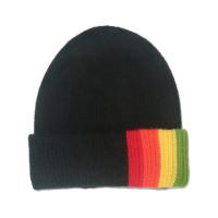 China Outdoor White Color Recycle Sustainable RPET Knitted Beanie Adult Size For Winter for sale