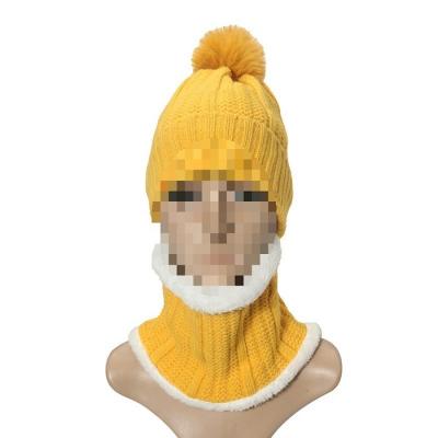 China Outdoor Eco Friendly Rpet 2Pcs Set Kids Beanie Collar Warmer Support Renewable Branding Custom Fair Trade for sale