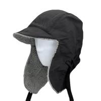 China Outdoor Eco Friendly Accessories Cruelty Free OEM Black RPET Snow Hat For Winter for sale