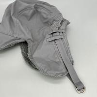 China Outdoor Eco Friendly Accessories Cruelty Free OEM Black RPET Snow Hat For Winter for sale