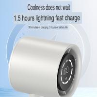 China 210*175*65mm Black Portable Violent Battery Operated Fans For Camping Unforgettable Outdoor Adventure for sale