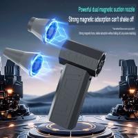 China Black 90000rpm 4000mah Pocket Violent Turbo Fan For Outdoor Cool Camping for sale