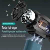 China Black 90000rpm 4000mah Pocket Violent Turbo Fan For Outdoor Cool Camping for sale