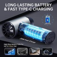 China Convenient Hiking Essentials Pocket Handheld Turbo Fan Electric High Speed Hair Dryer Household Dust Blower Industrial Violent Handheld Fan for sale