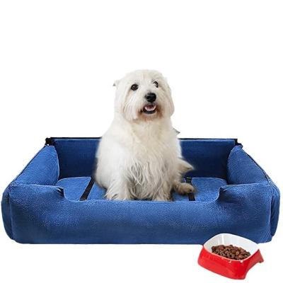 China 33.5*8*21'' Inch Most Popular Cute Pet Supplies Unisex Portable Car Pet Mat Soft Fabric Multi-Function Dog Seat For Your Furry Companion for sale