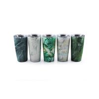 China 500ML Convenient One-handed Operation Workout Double Layer Stainless Steel Thermos Water Bottles for sale