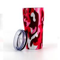 China 500ML Convenient One-handed Operation Workout Double Layer Stainless Steel Thermos Water Bottles for sale