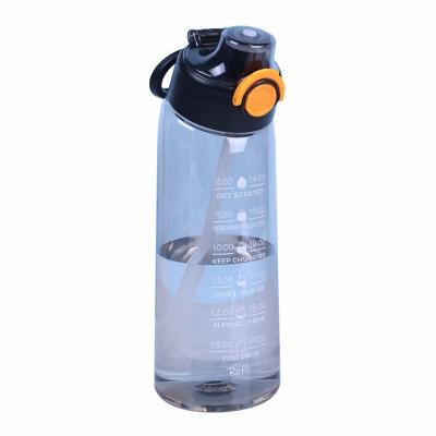 China Eco-Friendly BPA Free Fragrance Ring 700ML Workout Water Bottles With Straw And Durable For Your Business Demands for sale