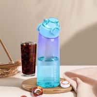 China Eco-Friendly BPA Free Fragrance Ring 700ML Workout Water Bottles With Straw And Durable For Your Business Demands for sale