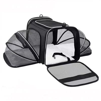China Dogs Cats and Rabbits Cute Pet Supplies Playful Style Chew Play Sleep Functions Gray Cationic Polyester Multi-Purpose Outdoor Travel Carry HandBag for sale