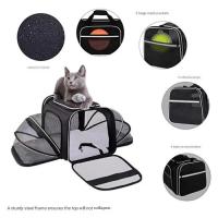 China Dogs Cats and Rabbits Cute Pet Supplies Playful Style Chew Play Sleep Functions Gray Cationic Polyester Multi-Purpose Outdoor Travel Carry HandBag for sale
