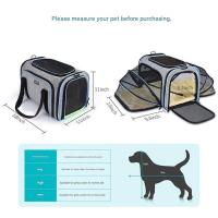 China Dogs Cats and Rabbits Cute Pet Supplies Playful Style Chew Play Sleep Functions Gray Cationic Polyester Multi-Purpose Outdoor Travel Carry HandBag for sale