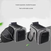China Dogs Cats and Rabbits Cute Pet Supplies Playful Style Chew Play Sleep Functions Gray Cationic Polyester Multi-Purpose Outdoor Travel Carry HandBag for sale