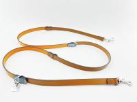 China All Ages Cute Pet Supplies Durable Genuine Leather Dog Leashes Fashion Modern Luxury Accessories for Stylish Pets and Owners for sale