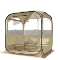 China Outdoor Portable Quick-opening Sunroom Transparent Tent 130*130*175cm For Watching Sports Events for sale