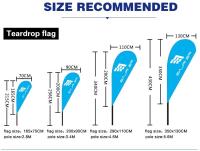China Outside Advertising Custom Beach Flags Seasonal Expo Sublimation wind feather flags for sale