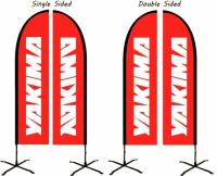 China Seasonal 100% Polyester 12ft Custom Feather Flag Aluminium Fiberglass Pole for sale