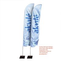 China Swooper Beach Teardrop Flags And Banners Custom Teardrop Banners Sublimation for sale