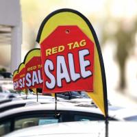 China Polyester Promotional Teardrop Banners Custom Teardrop Flag Banners Doublde Side Printing for sale