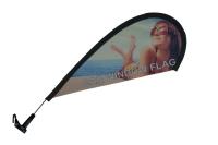 China Polyester Promotional Teardrop Banners Custom Teardrop Flag Banners Doublde Side Printing for sale