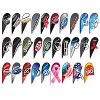 China Polyester Promotional Teardrop Banners Custom Teardrop Flag Banners Doublde Side Printing for sale