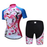 China Outdoor Womens Cycling Clothing Bike Cycling Accessories Cool Dry Bike Jersey Suits for sale