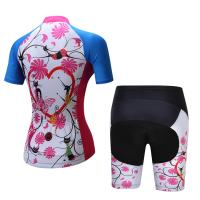 China Outdoor Womens Cycling Clothing Bike Cycling Accessories Cool Dry Bike Jersey Suits for sale