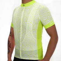 China Riding Custom Cycling Suits Fluorescent Polyester Bike Cycling Accessories Anti Sweat Sports T Shirt for sale