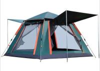 China Outdoor 205*205*135cm Green PU2000MM 210T Polyester Water Resistant Automatic Camping Tent for sale