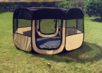China 600D Oxford Dog House Tent Waterproof Portable Folding Large For Indoor Outdoor 120X120X64cm for sale