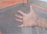 China 210X180X130cm Orange Waterproof PU2000mm Coated 190T Polyester Cozy Camping Tent for sale