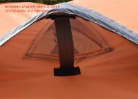 China 210X180X130cm Orange Waterproof PU2000mm Coated 190T Polyester Cozy Camping Tent for sale