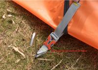 China 210X180X130cm Orange Waterproof PU2000mm Coated 190T Polyester Cozy Camping Tent for sale