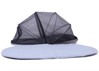 China Outdoor Portable Easy Up Folding 40X41X82CM Ventilation Nylon Mesh Cozy Dog Tent Black Cute Pet Shelter for sale