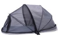 China Outdoor Portable Easy Up Folding 40X41X82CM Ventilation Nylon Mesh Cozy Dog Tent Black Cute Pet Shelter for sale
