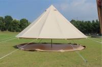 China Cosy 6 8 9 12 10 Person Cabin Tent 300X300X200cm Khaki Waterproof Cotton PU3000mm for sale