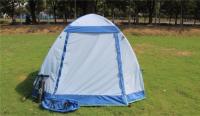China Single Layer White Inflatable Camping Tent 210X210X150cm Blow Up Tents 3000mm for sale