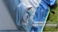 China TPU Pole Inflatable Outdoor Tents Inflatable Air Dome Tent Blue 210X210X150cm for sale